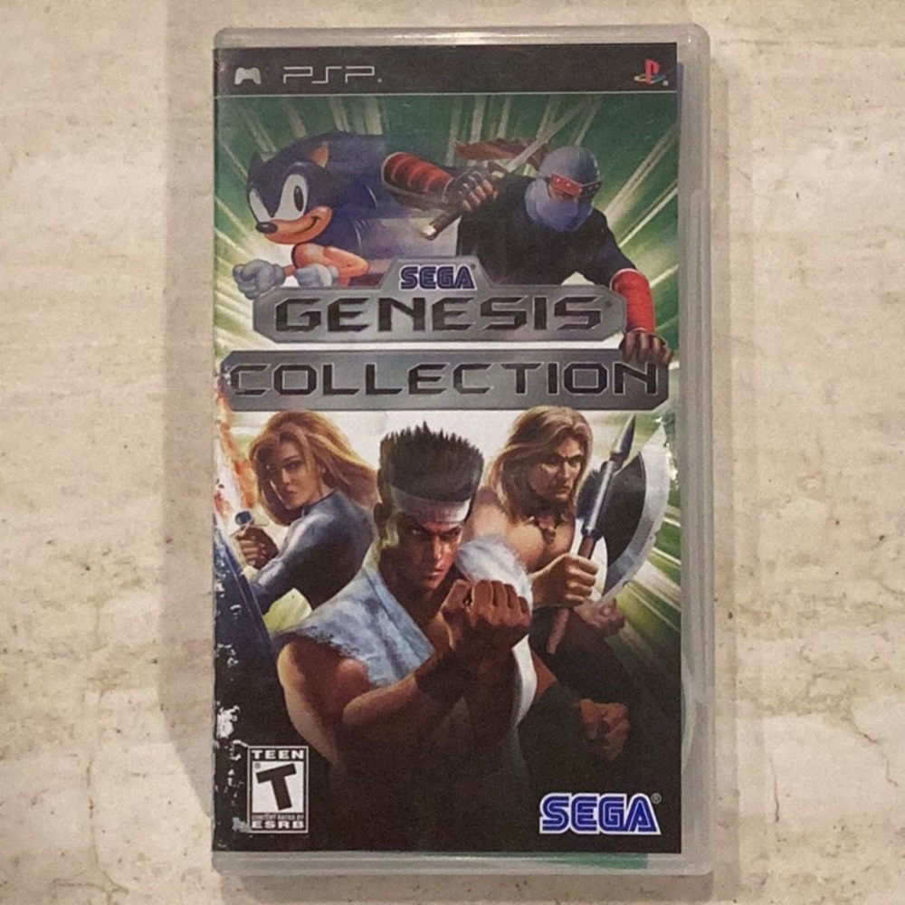 Sega Genesis Collection Psp Game Complete - Gem